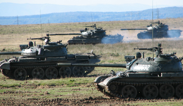 Bancul zilei: Într-o unitate de tancuri