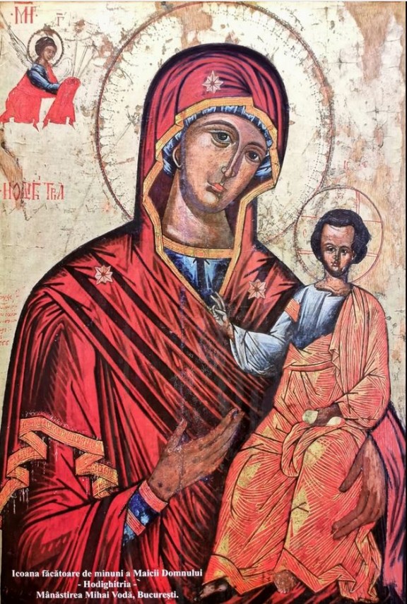 Făcătoare de minuni: Icoana Maicii Domnului „Îndrumătoarea”, adusă spre cinstire la biserica „Sf ...