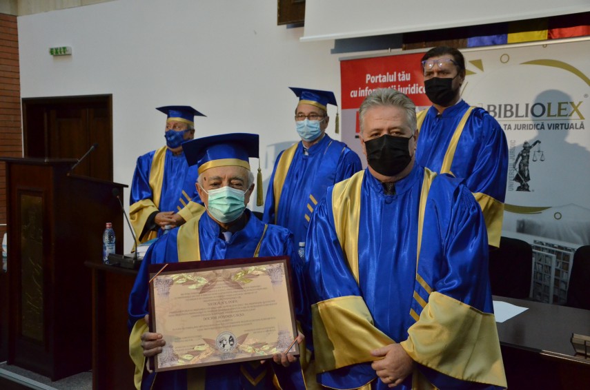 Prof. univ. dr. Nicolae Popa, Doctor Honoris Causa al Universității ...