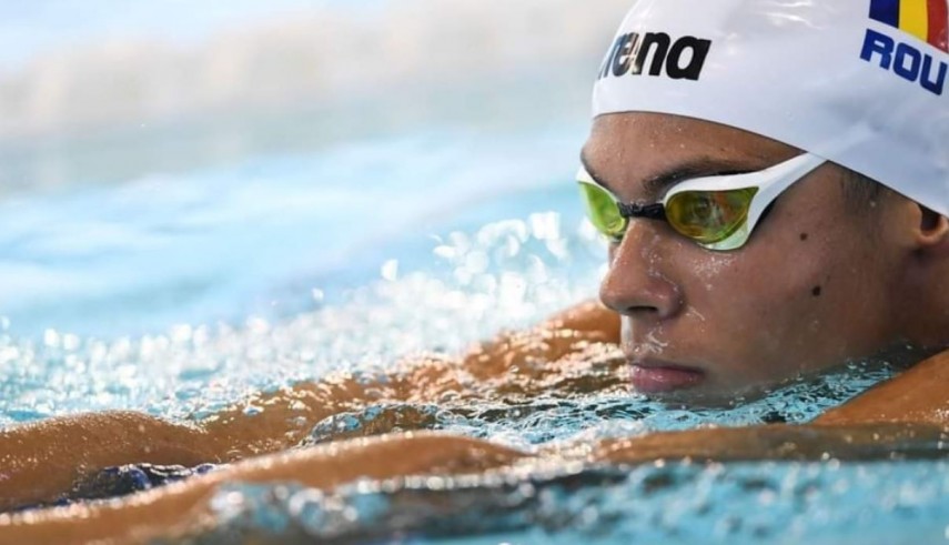 David Popovici a câştigat medalia de aur în proba de 200 m liber, la Europenele în bazin scurt ...