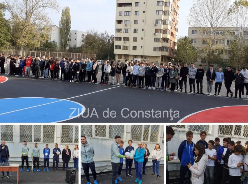 UPDATE: Farul Constanța, vizită la Liceul Teoretic „Decebal“ din Constanța, în proiectul ...